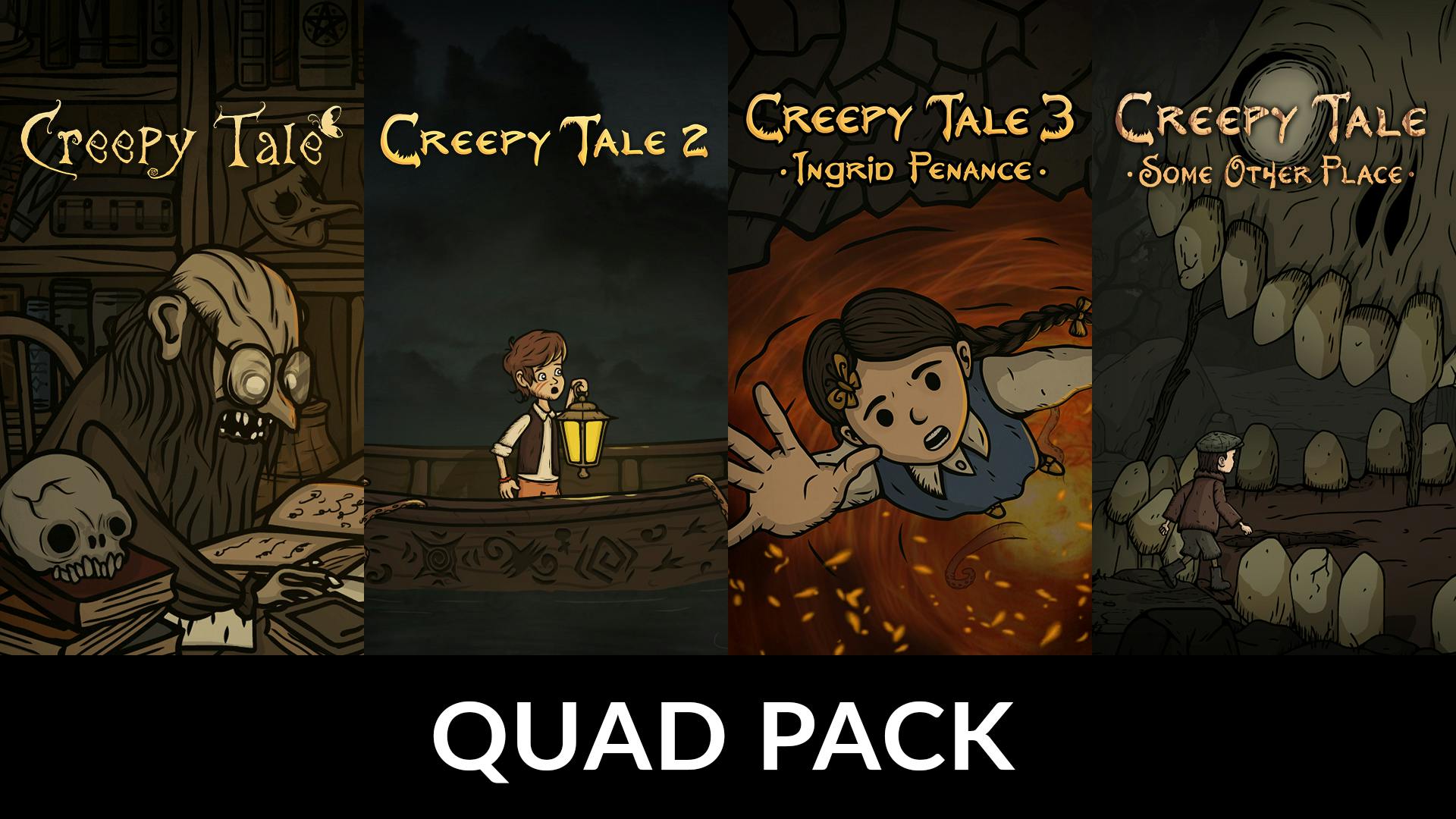 Creepy Tale Quad Pack | Steam Game Bundle | Fanatical