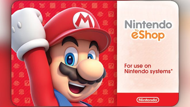 Nintendo switch prepaid card store