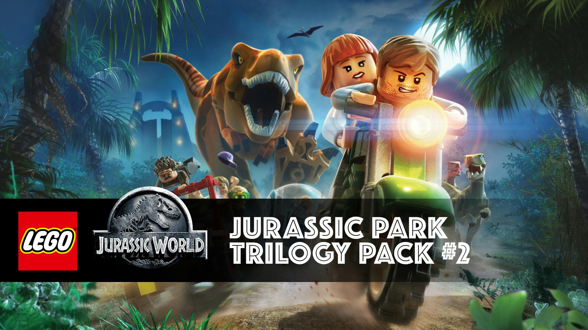 Lego Jurassic World Video Game Cover