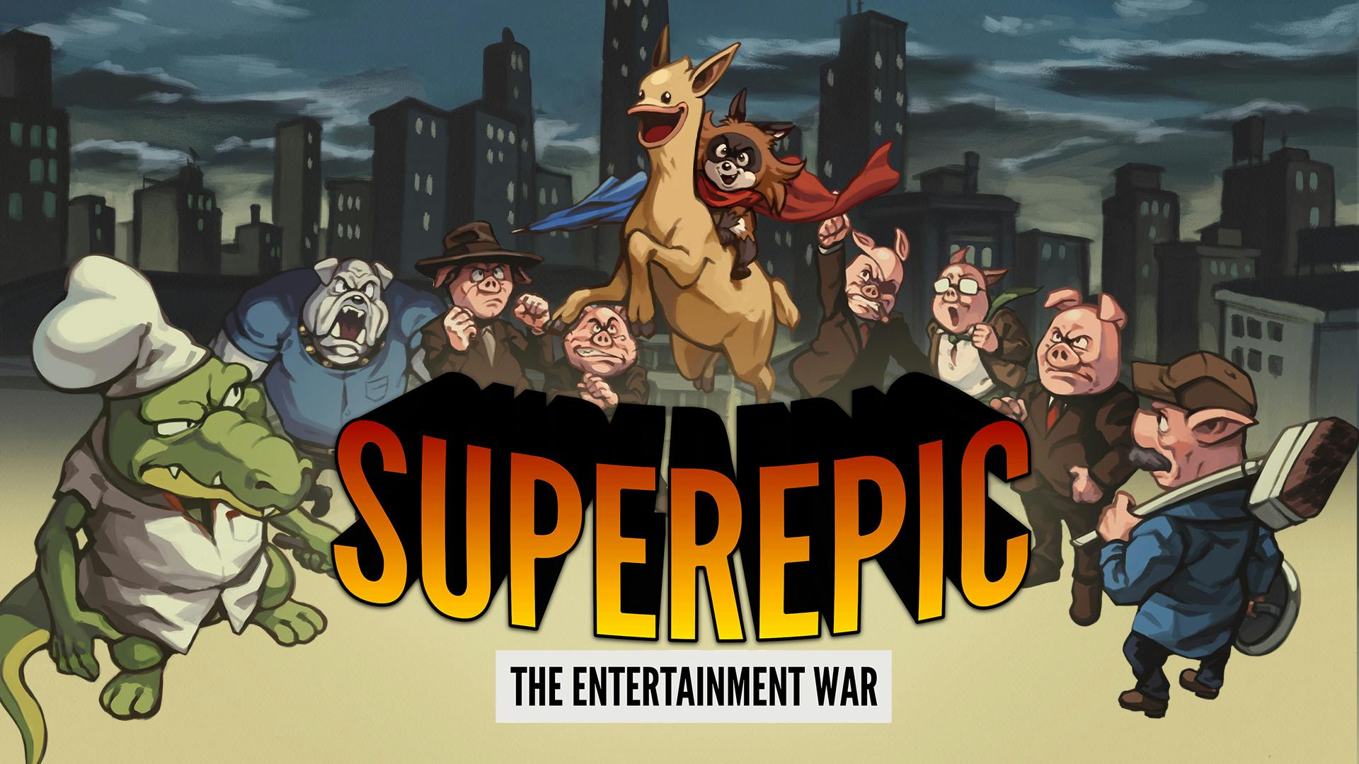 SuperEpic: The Entertainment War | PC Steam Game | Fanatical