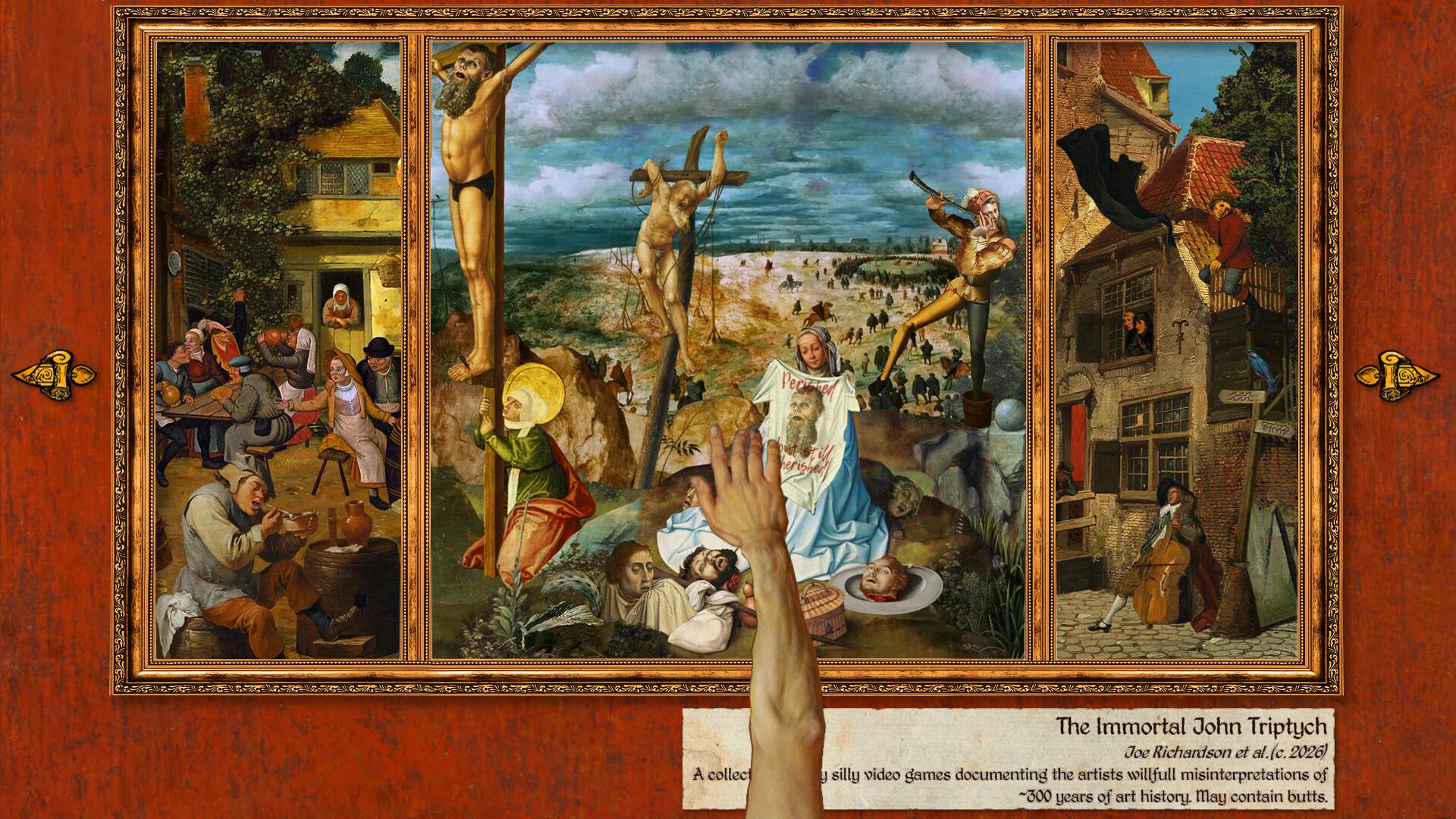 The Immortal John Triptych: Weird Extra Content Art Gallery DLC Thingy ...