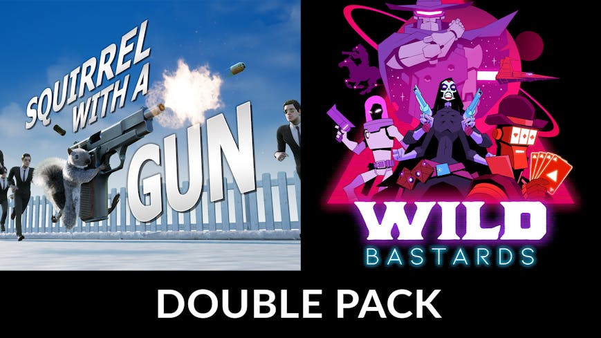 Squirrel with a Gun + Wild Bastards Double Pack | Steam Game Bundle | Fanatical