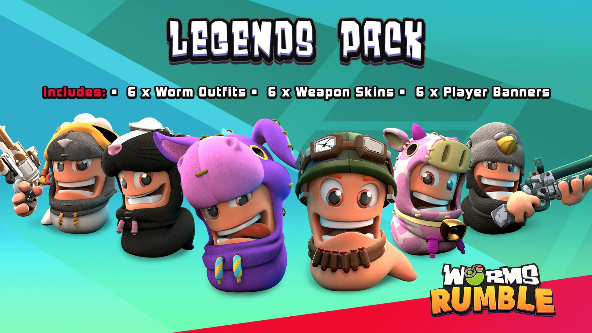 Worms Rumble - Armageddon Weapon Skin Pack | PC Steam Downloadable ...