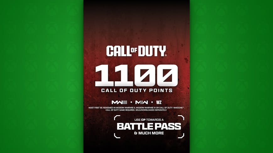 Call of Duty Points 1100 | Xbox Downloadable Content | Fanatical