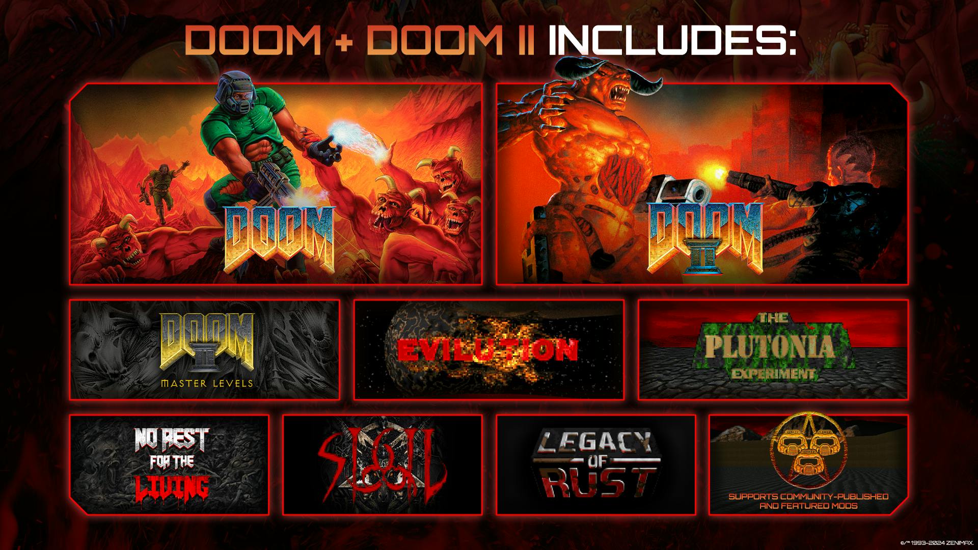 DOOM + DOOM II | PC Steam Game | Fanatical